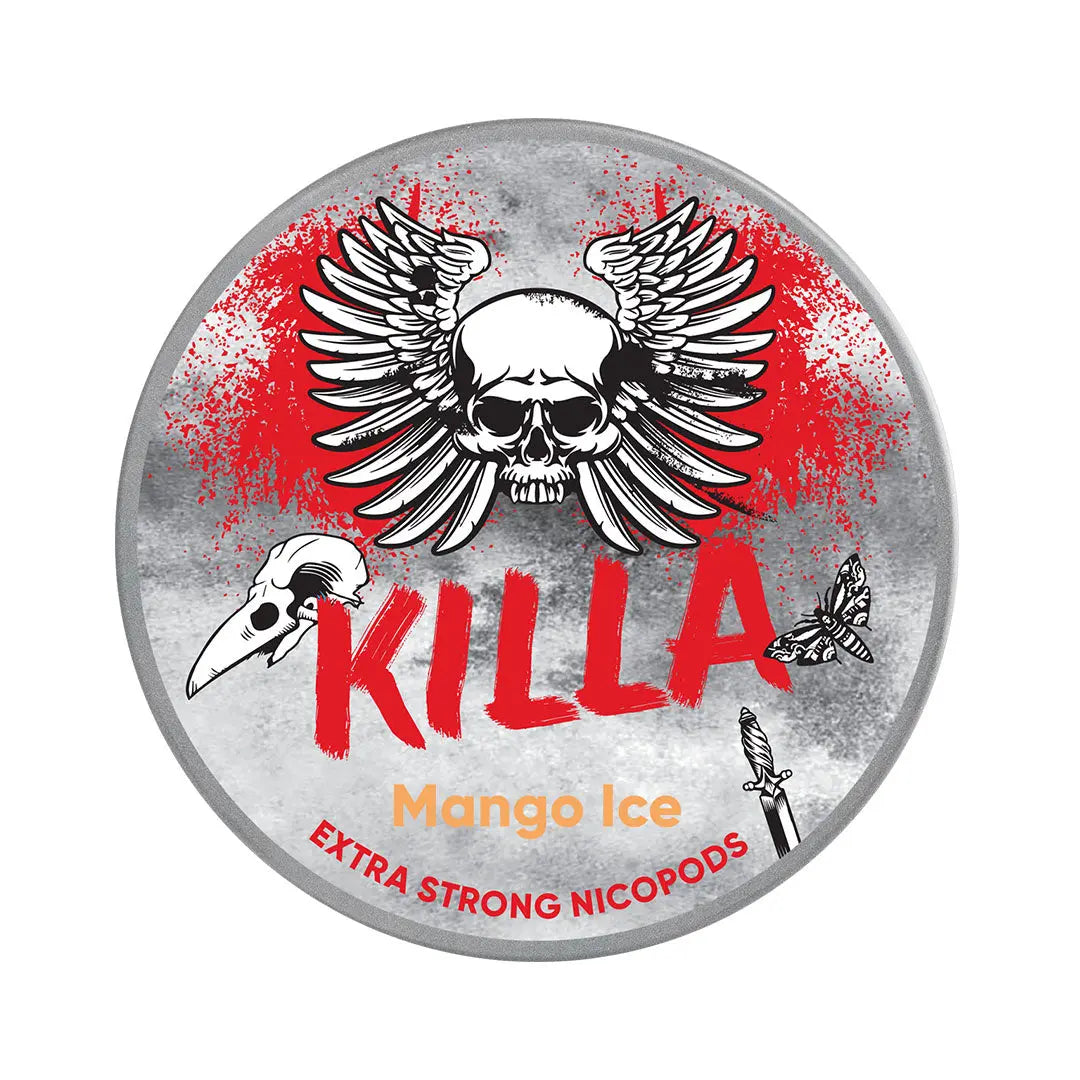 KILLA Mango Ice Extra Strong Slim All White - Snusi.net
